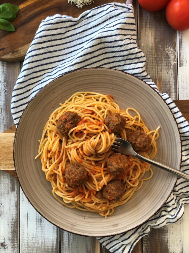 Spaghetti Polpette - Sparflämmchen