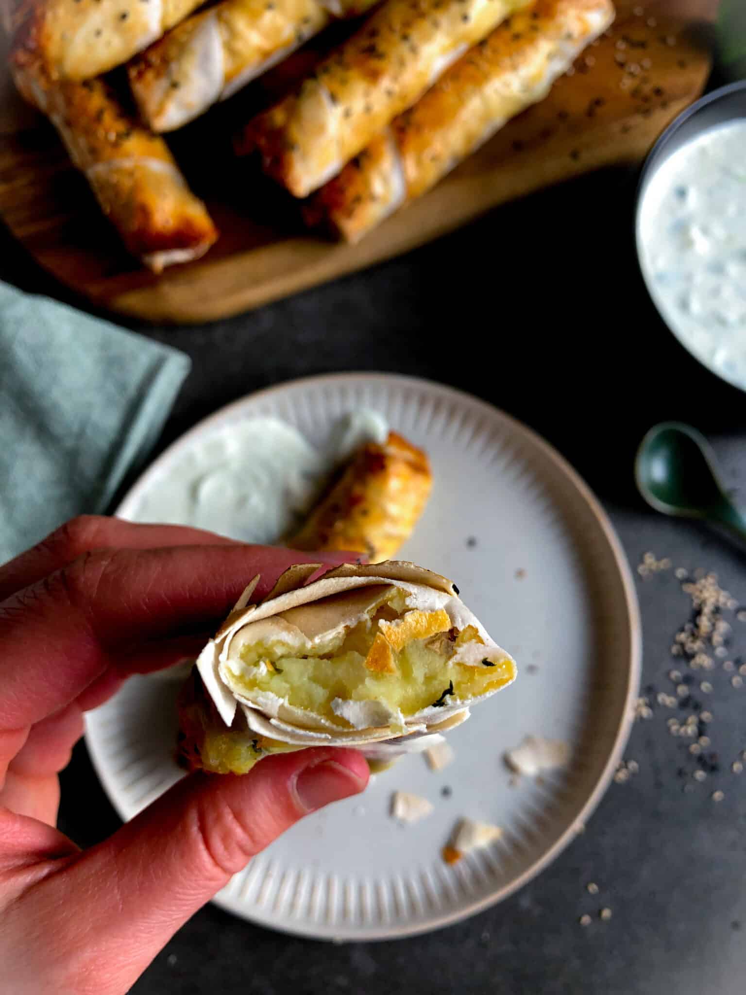 Börek mit Kartoffelfüllung - Sparflämmchen