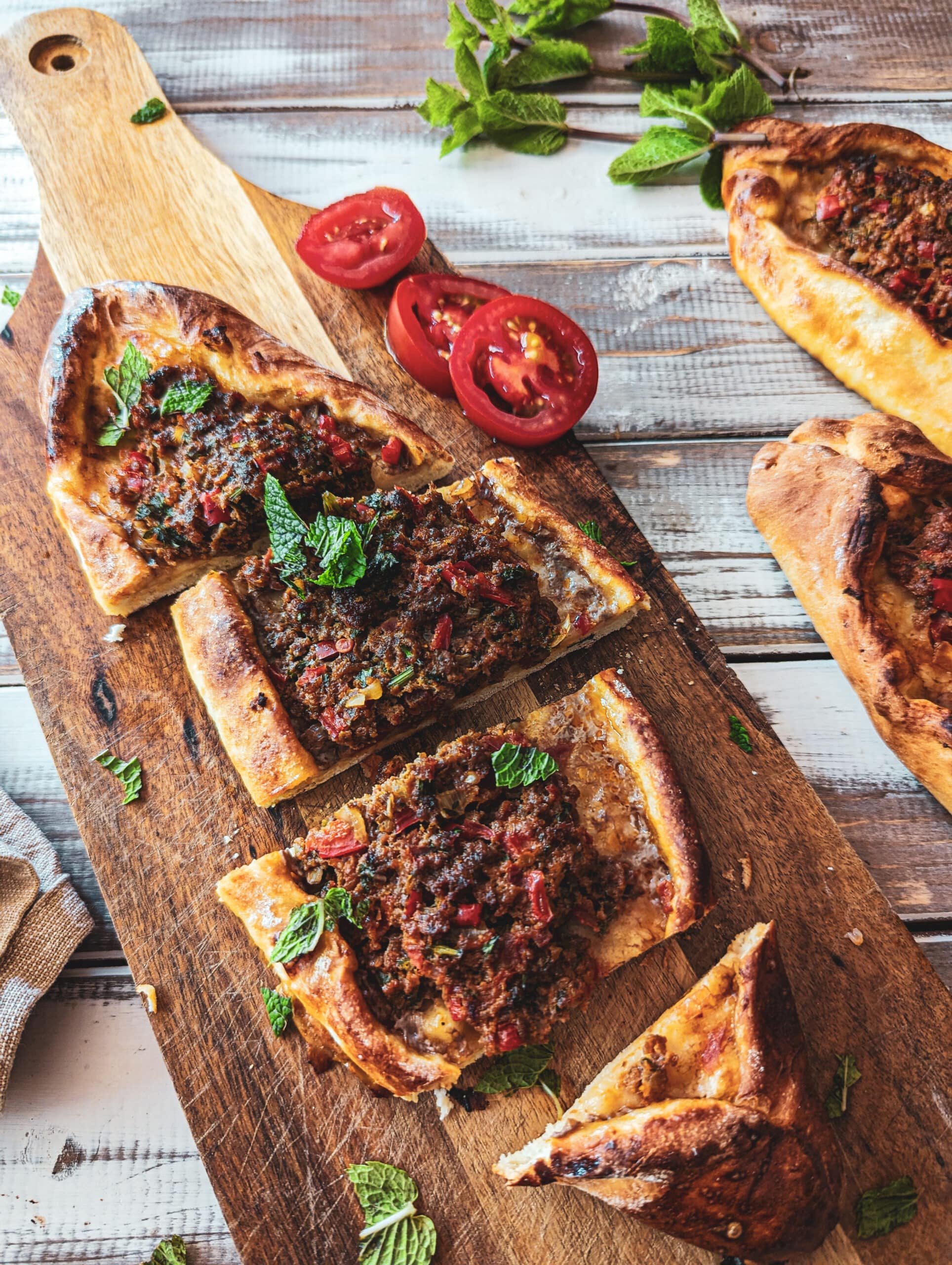 Pide mit Hackfleisch - Sparflämmchen Pide mit Hackfleisch Sparflämmchen