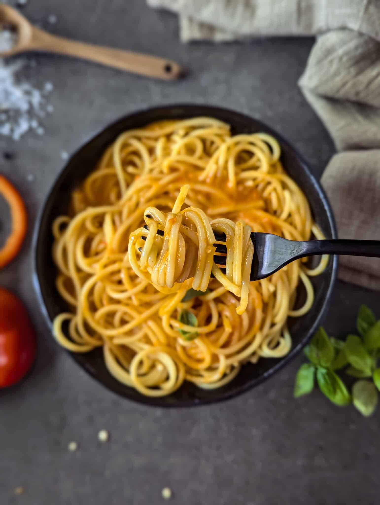 Paprika Spaghetti - Sparflämmchen